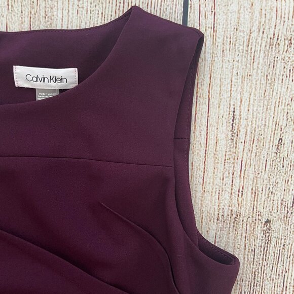 Calvin Klein | Dresses | Nw2 Nwt Dark Purple Ck Calvin Klein Melodie ...
